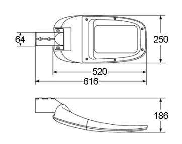 100w-street-light-dimensions - Mosun